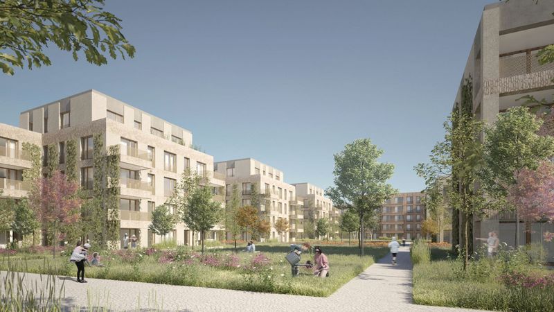 Spatenstich für das Uffhauser Karrée in Freiburg Haslach